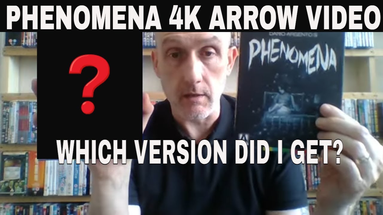 Phenomena. 4K Arrow Video review and comparison with previous Arrow Blu Ray. Dario Argento