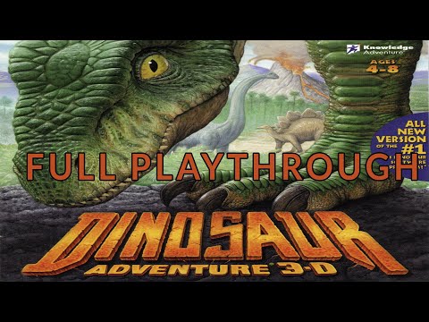 Dinosaur Adventure 3-D | Full Playthrough | Childhood Games