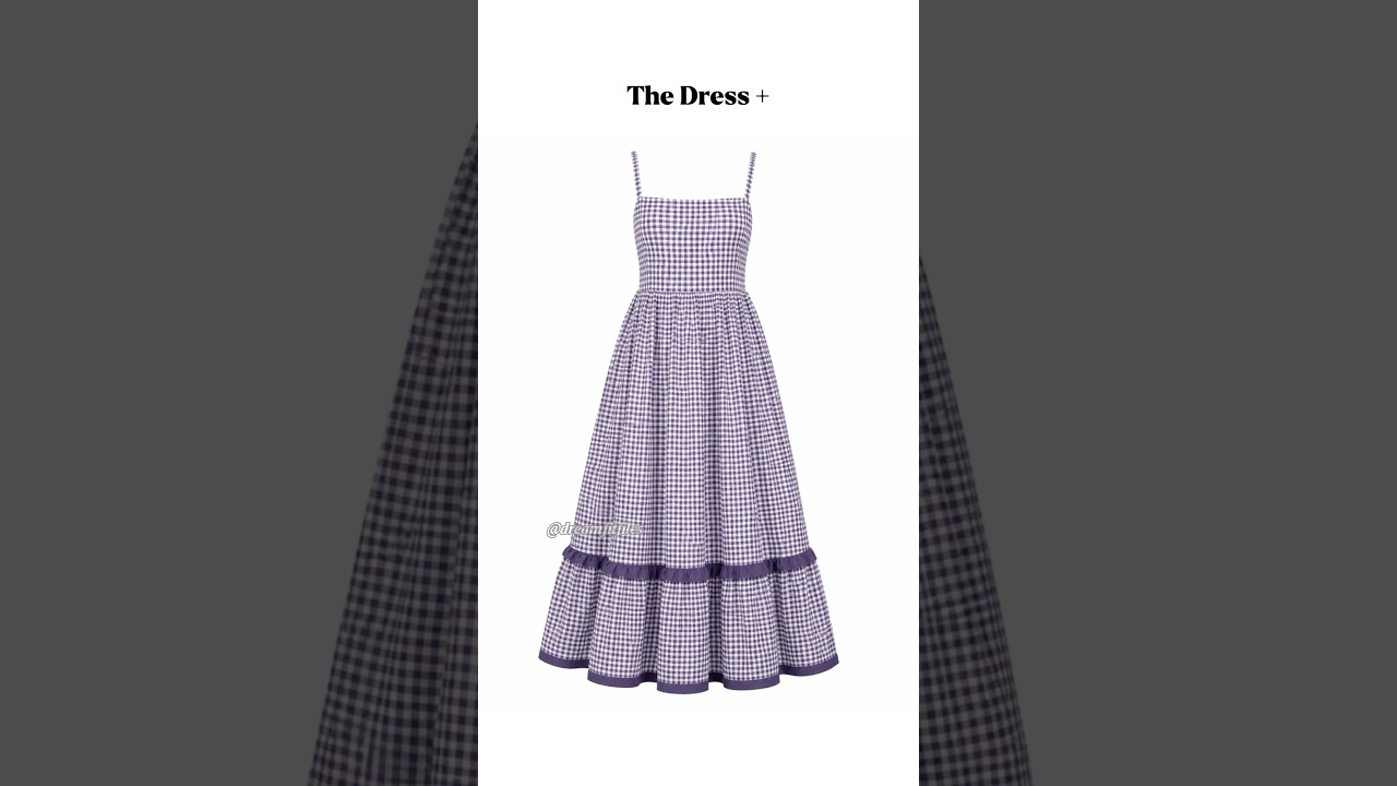 Dreamy Soft Girl Outfit Inspo 🌷✨ Lilac Gingham Dress + Sage Shrug