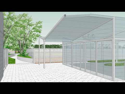 BLS Green Roof Learning Lab Architectural Rendering