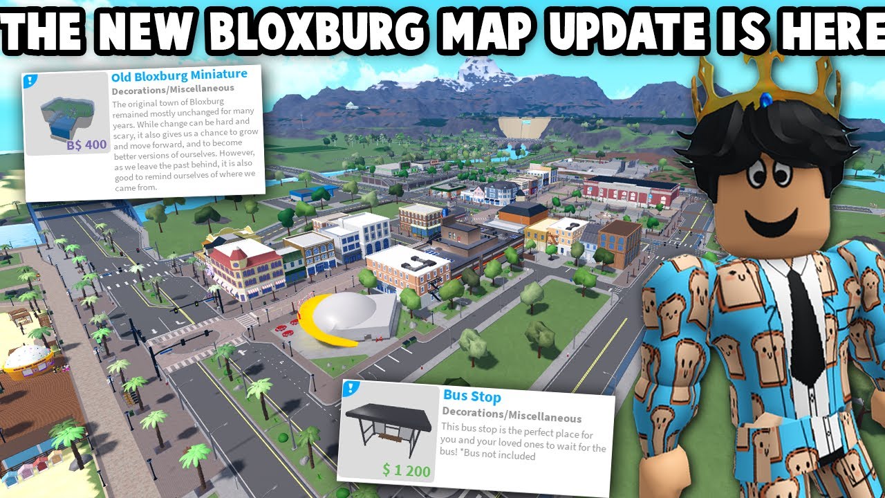 NEW BLOXBURG MAP UPDATE IS FINALLY HERE! NEW LOCATIONS, BUILDINGS AND MORE! WITH FACECAM