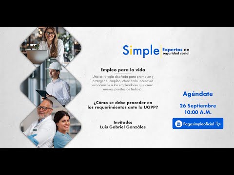 Streaming: Empleos para la vida | Requerimientos UGPP