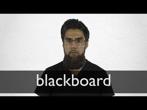 BLACKBOARD definition and meaning | Collins English Dictionary