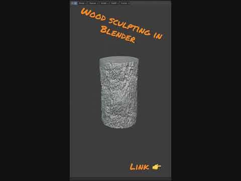 #blender wood #sculpting #b3d #3dmodeling