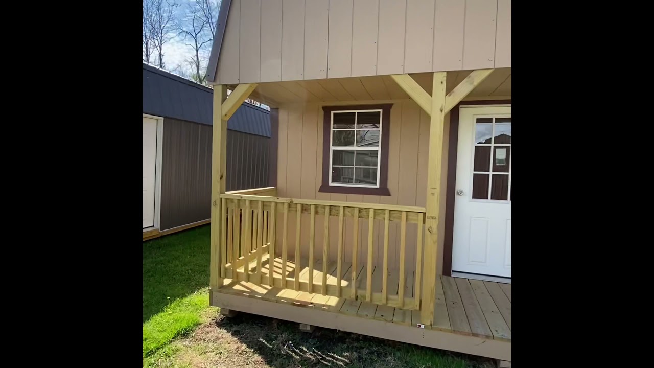 12x16 Lofted Cabin