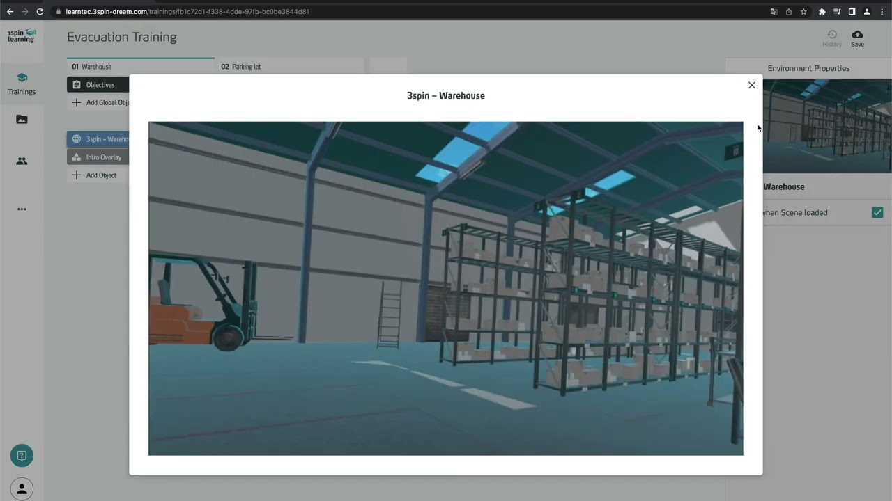 3spin Learning / 10 min authoring demo / How to create VR & AR learning courses without code