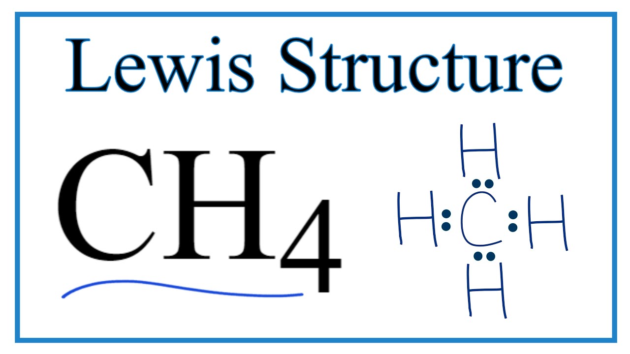 How to Draw the Lewis Dot Structure for CH4: Methane