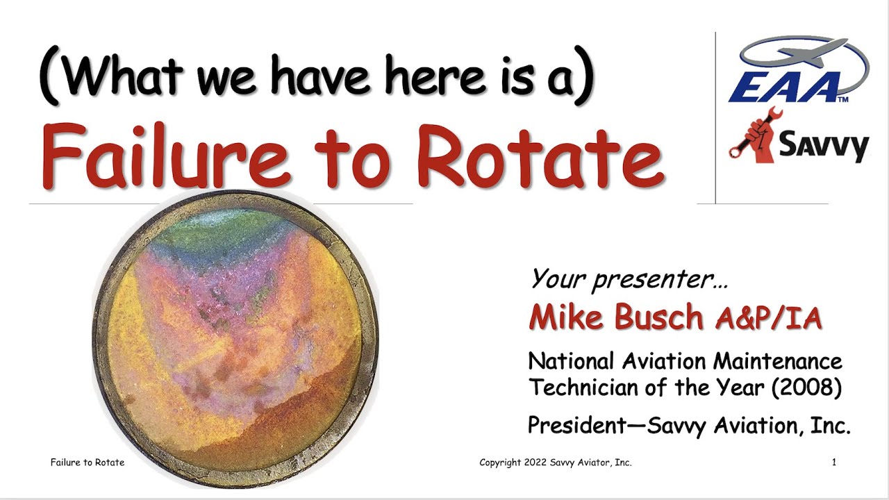 Aviation: Vans RV Aircraft - Failure to Rotate - Burned Valves