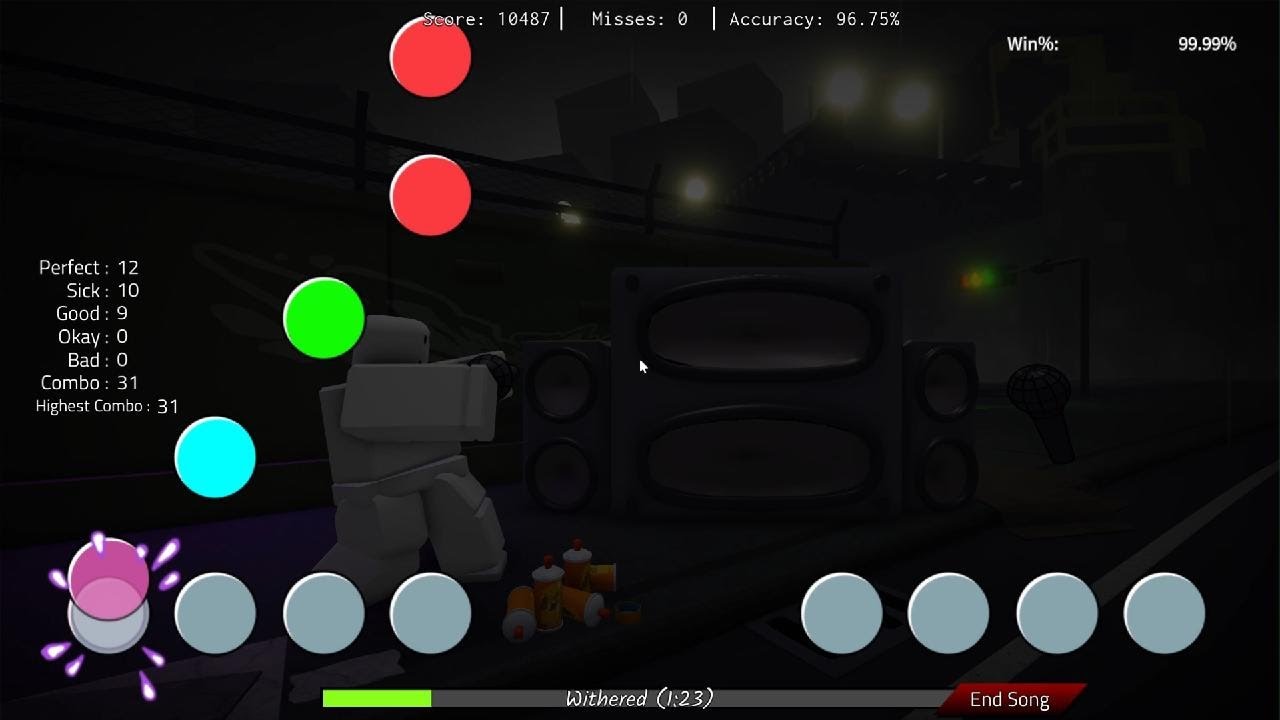 Basically fnf: withered full combo (from vs:bob week) (roblox)