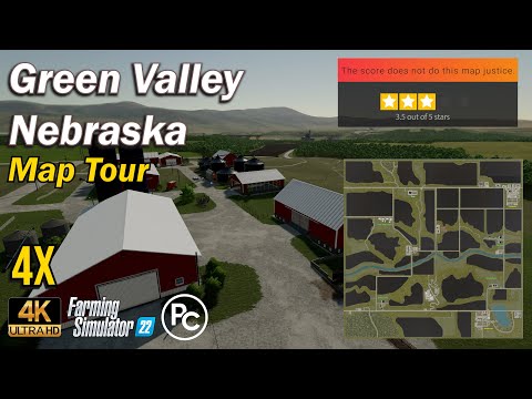 Green Valley Nebraska 4X | Map Review | Farming Simulator 22