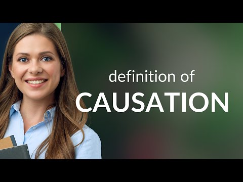Causation — what is CAUSATION meaning