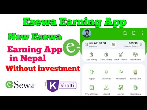 New free Esewa earning app in Nepal without investment || Esewa earning app