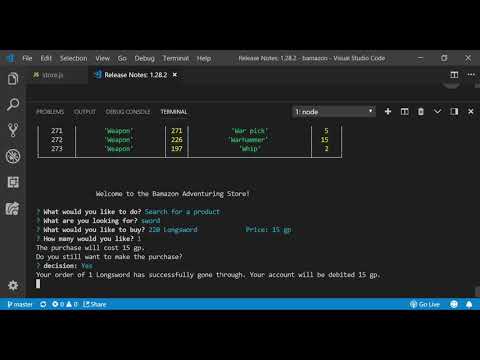 Release Notes  1 28 2   bamazon   Visual Studio Code 10 23 2018 9 34 39 AM