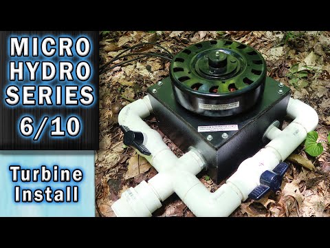 Installing the Turbine Micro Hydro 6/10