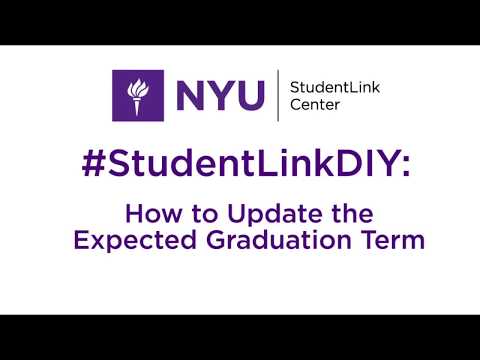Updating Your Expected Graduation Term