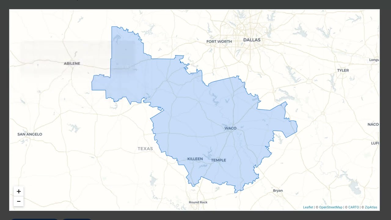 254 Area Code (Texas) Social & Economic Profile