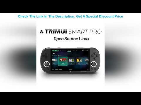 Trimui Smart Pro Handheld Game Console 4.96''IPS Screen Linux System Joystick RGB Lighting Smar