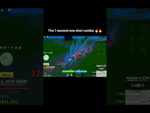 World Record One shot combo.. #bloxfruits