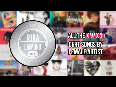 ALL DIAMOND CERTIFICATION SONG BY FEMALE ARTIST (2023)