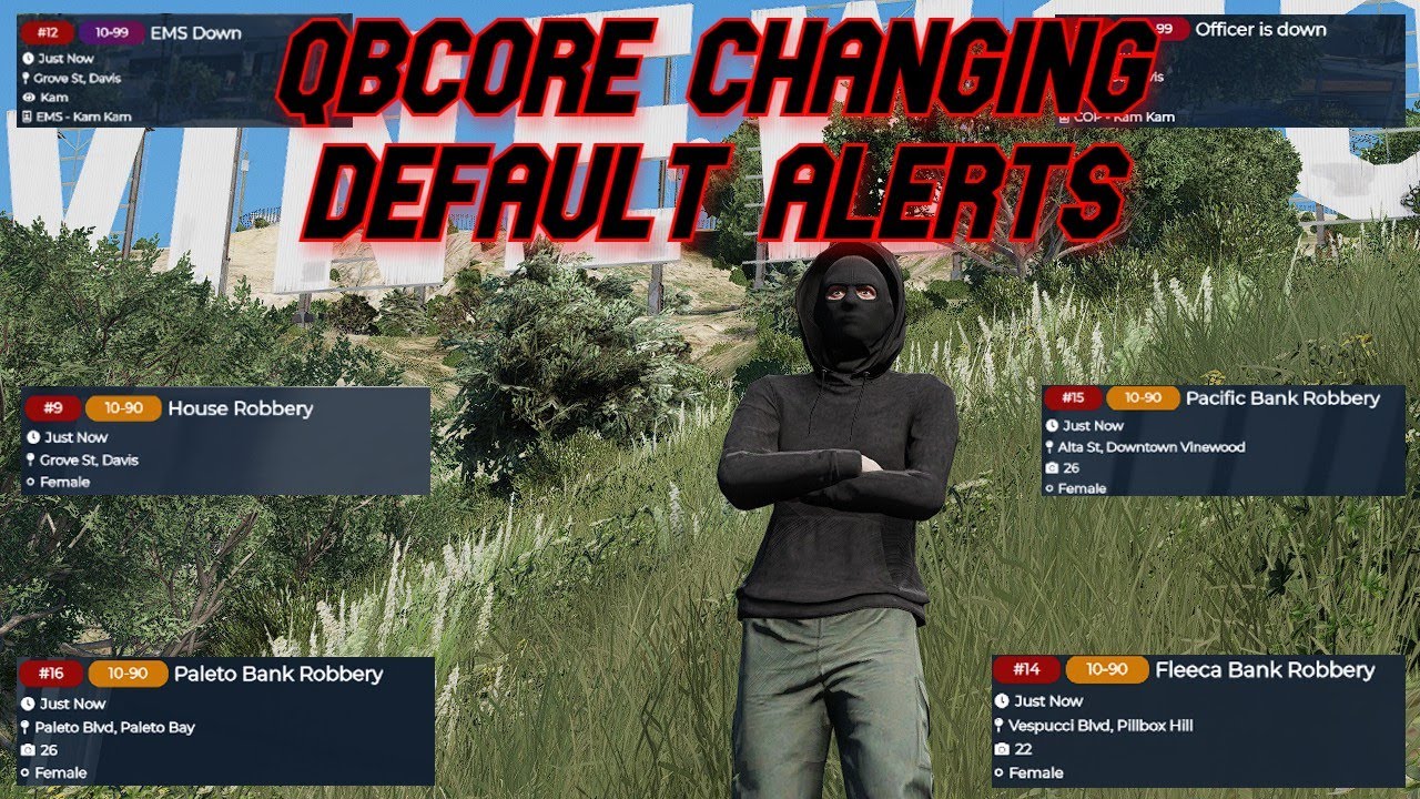 QBCore - Ps-Dispatch Replacing Default Alerts | FiveM Tutorial 2023