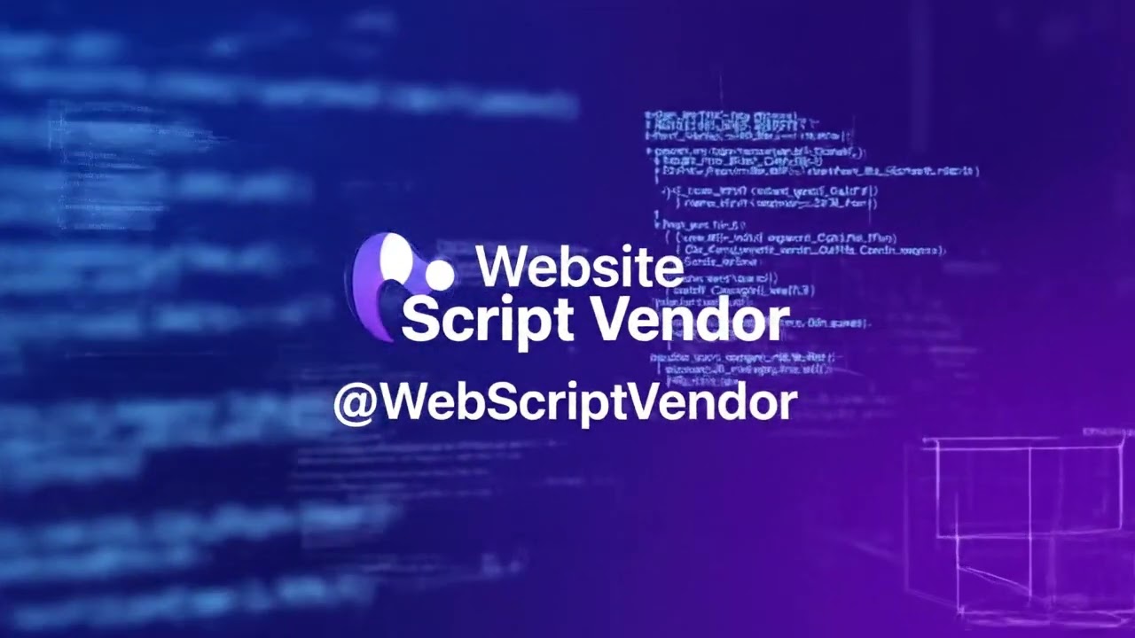 Welcome to Web Script Vendor | Premium Website Scripts & Code Solutions