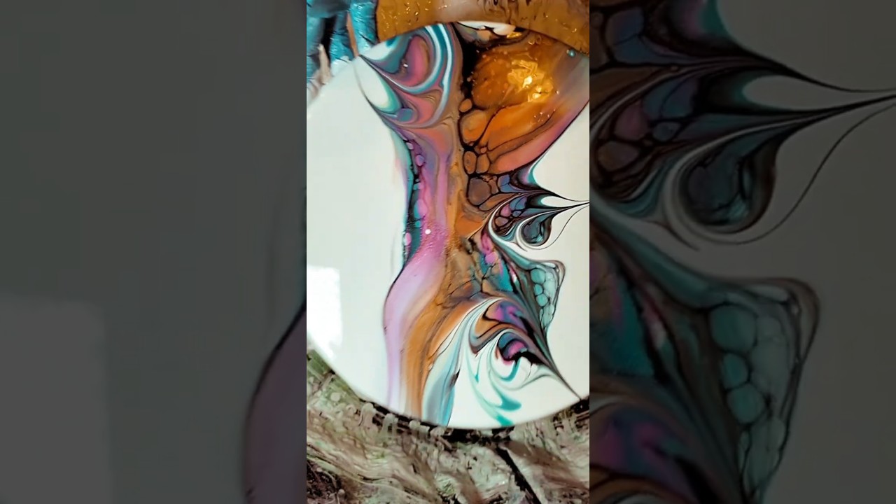 The ABSOLUTE BEST Way To Make Swirling Fluid Paint Designs