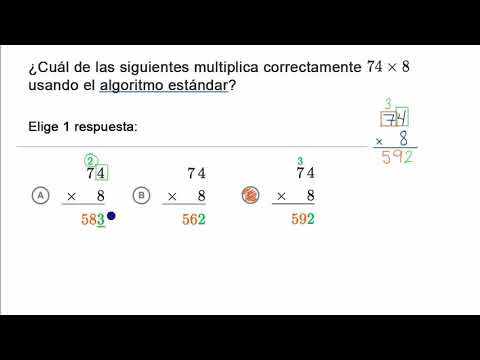Entendiendo el algoritmo estándar para la multiplicación (video) | Khan ...
