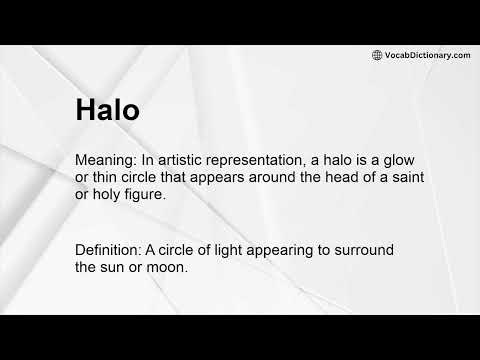 Halo Meaning