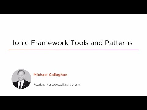 Course Preview: Ionic Framework Tools and Patterns