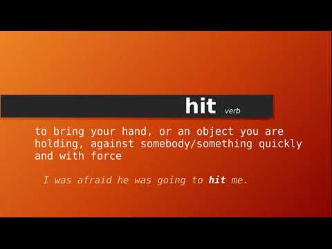 hit , Meaning of hit , Definition of hit , Pronunciation of hit