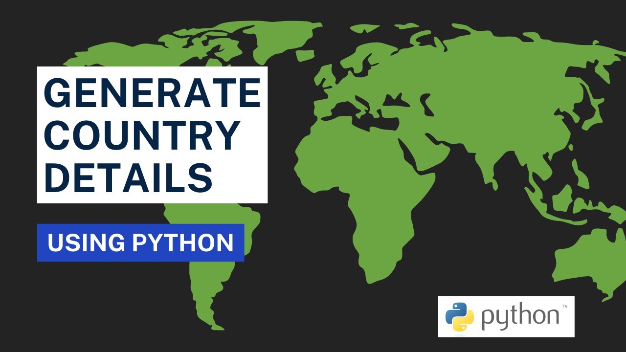 Country Details using Python