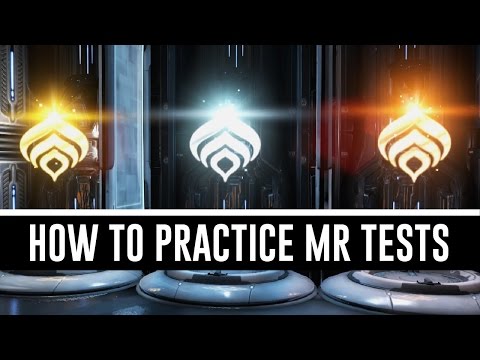 How To Practice Mastery Rank Tests (Warframe)