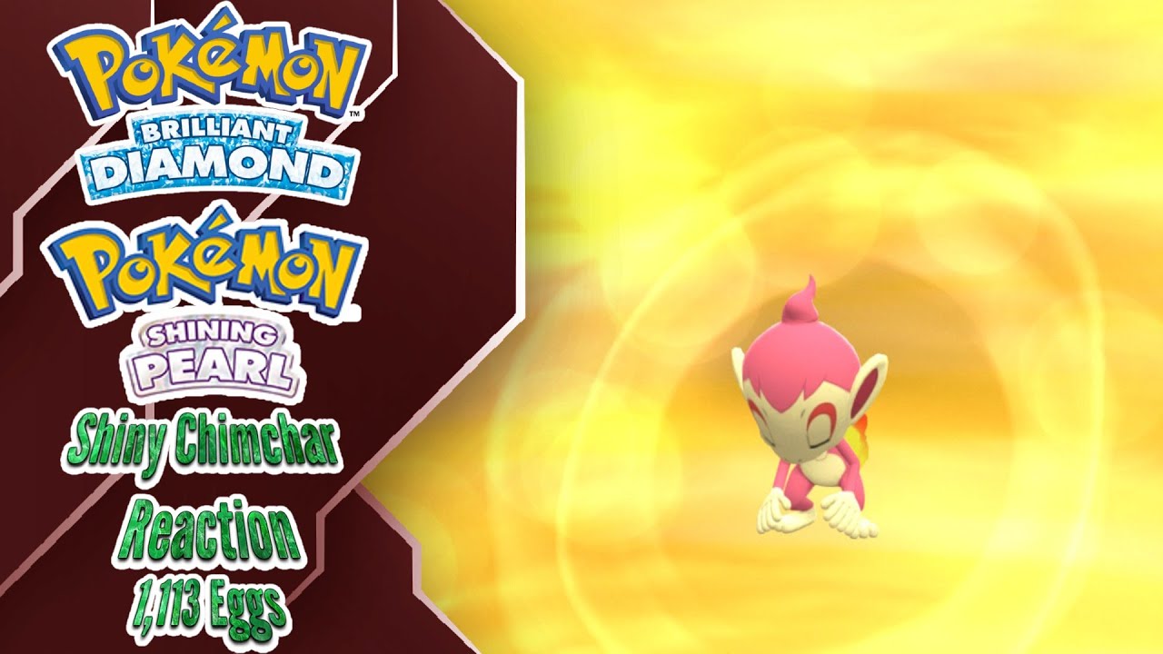 Shiny Chimchar + Evolutions! Pokemon Brilliant Diamond & Shining Pearl!