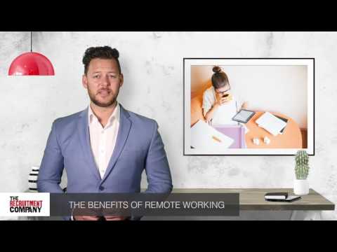 The benefits of remote working