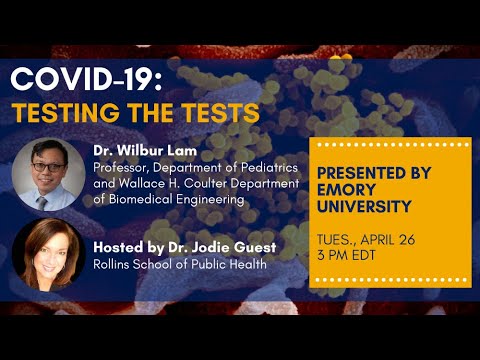 COVID-19: Testing the tests