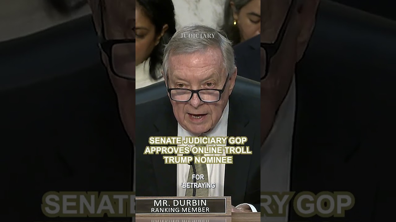Senate Judiciary Republicans Approve Online Troll Trump Nominee