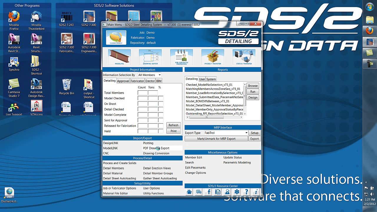 Plotting to PDF in SDS/2 v7.3