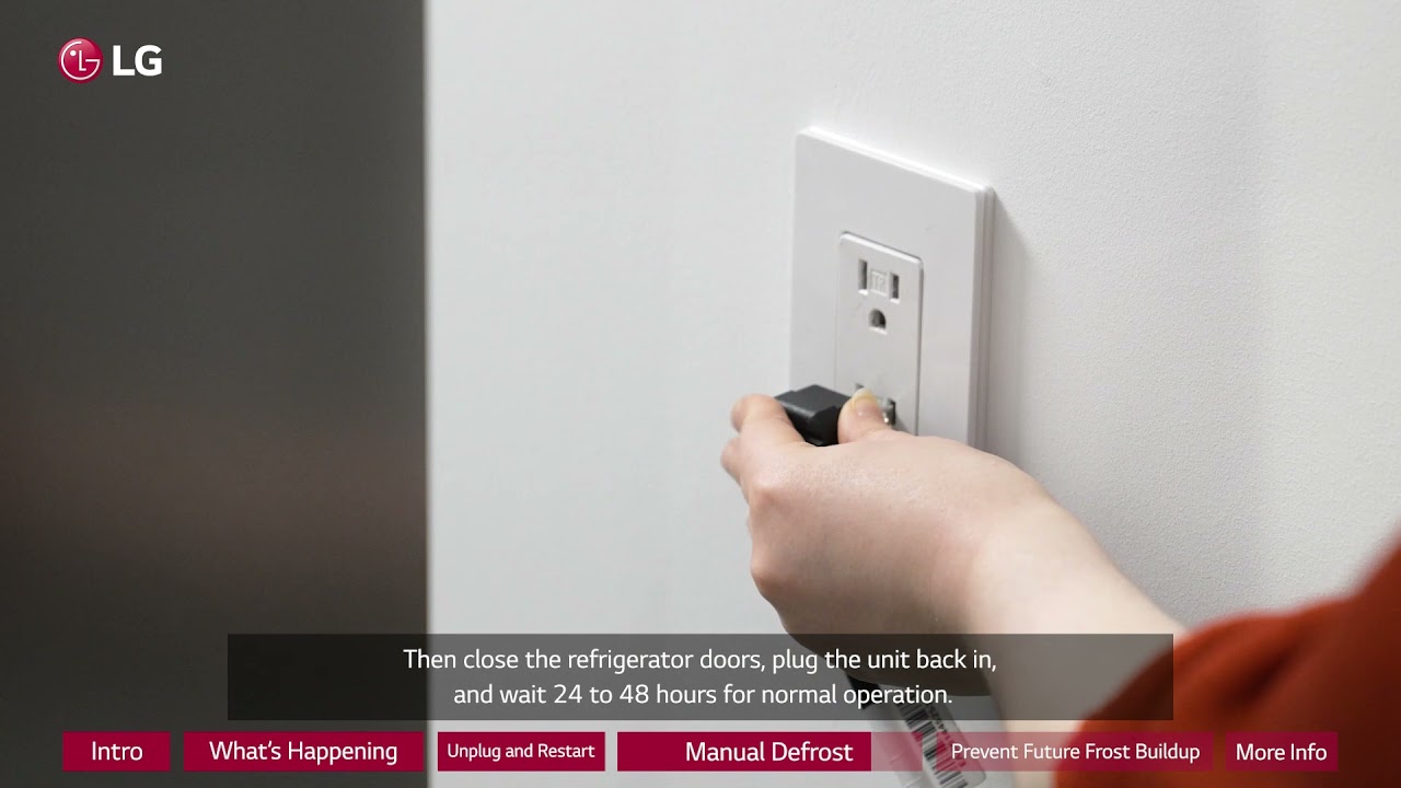 [LG Refrigerators] Resolving An FF Error Code On A Refrigerator