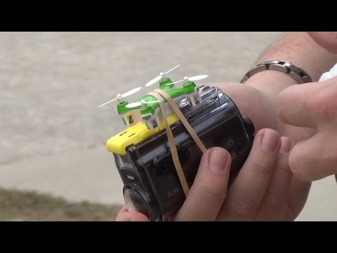 Kii Toys X-10 Quadcopter Drone Nano with Camera - Unboxing and Test Flight