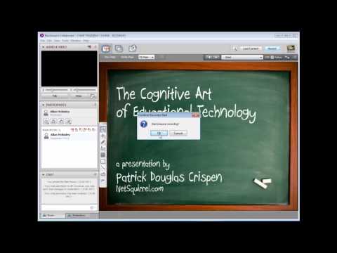 How to Narrate a Presentation in Blackboard Collaborate