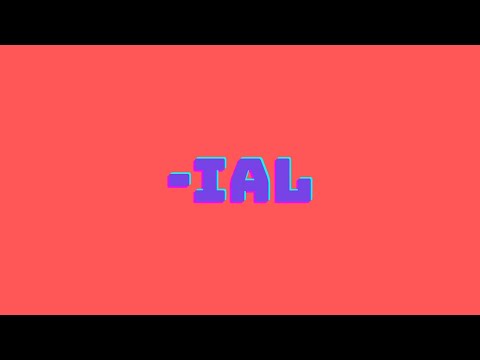 English | Suffixes | -ial