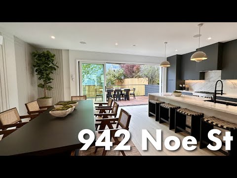 Buyer Preview: 942 Noe Street, San Francisco Modern Noe House with Singular + Styled Design - 4K