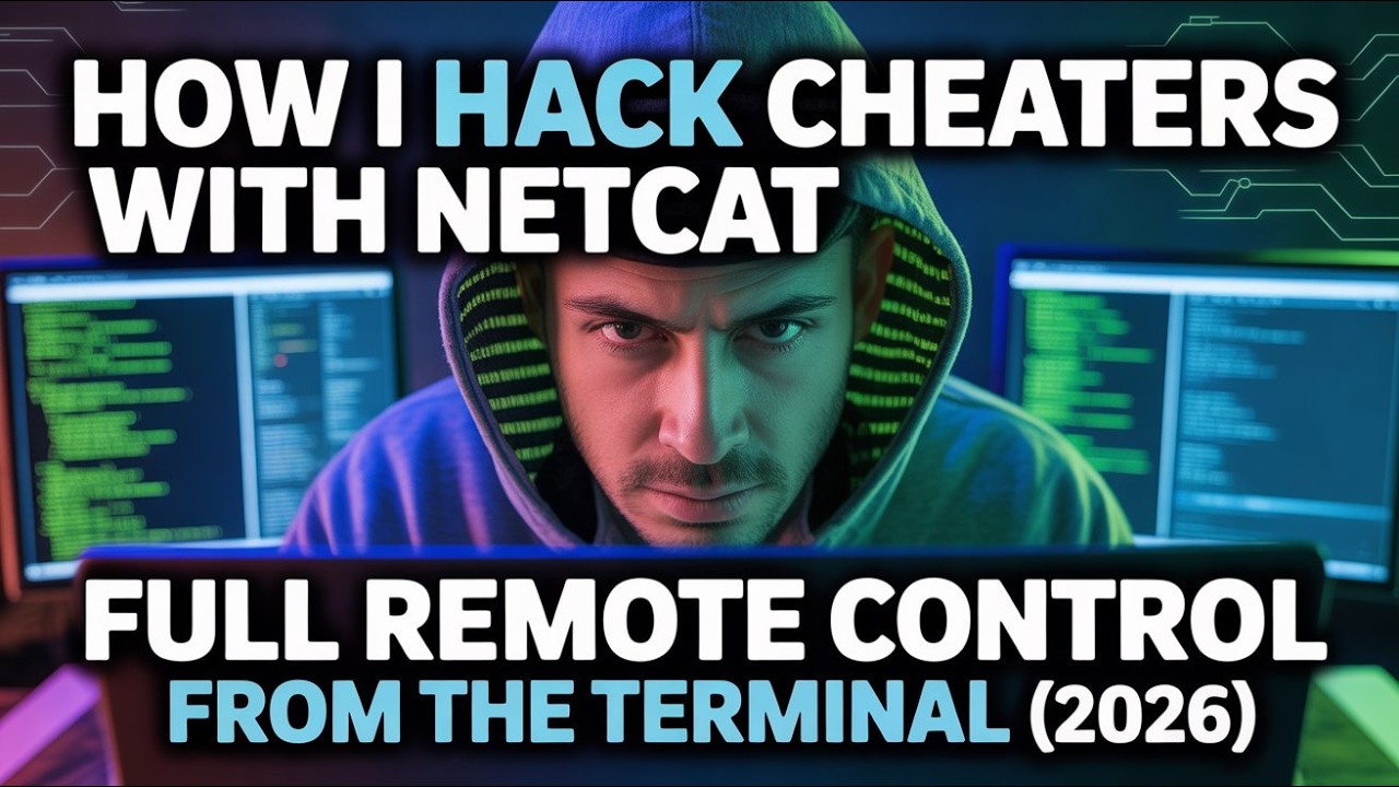 How I Hack Cheaters with Netcat – Full Remote Control from the Terminal (2026)