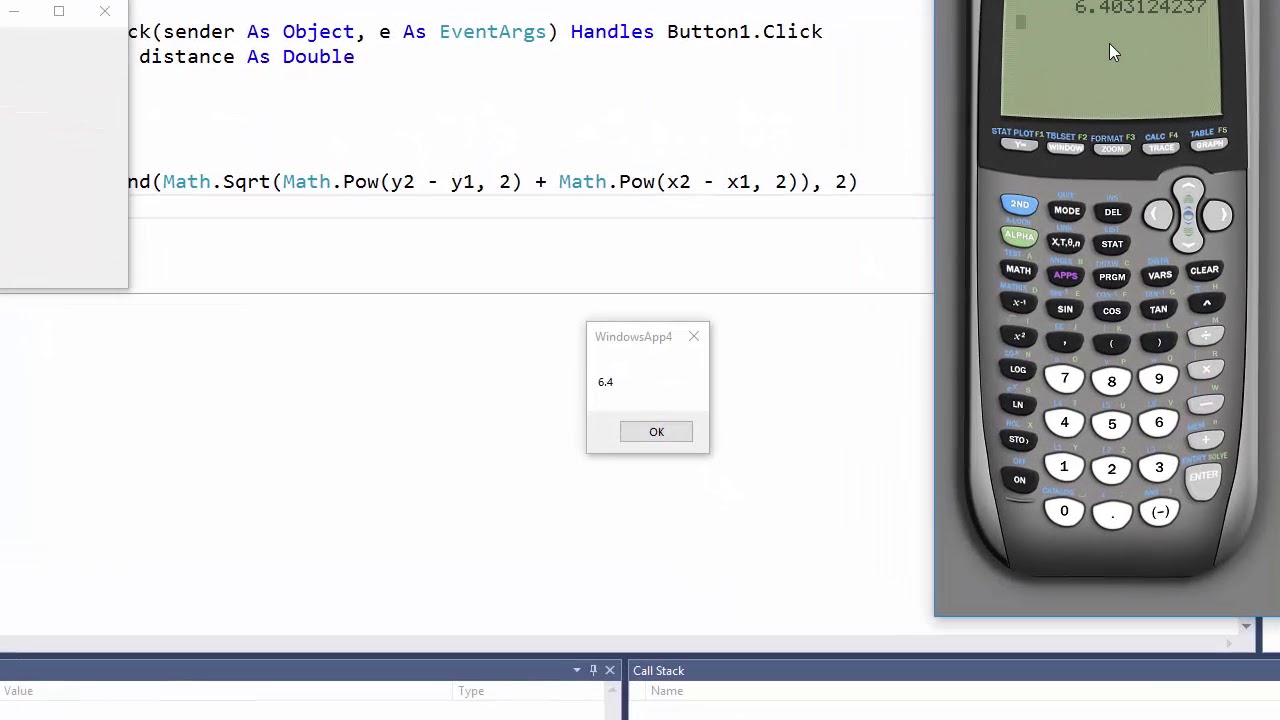Visual Basic Programming - Math Functions