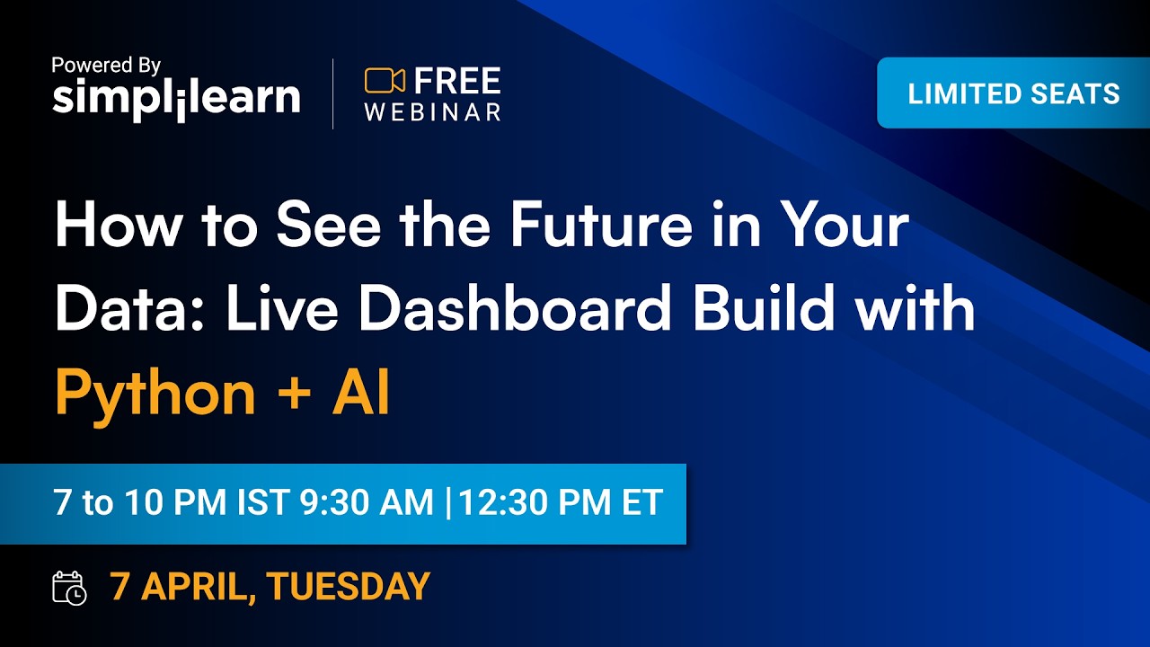 Data Analytics With Python And AI | Build A Predictive Dashboard With Python And AI | Simplilearn