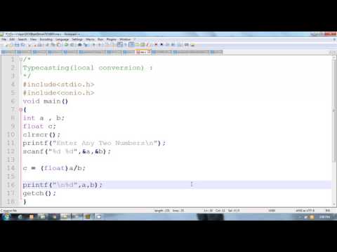 Learn C Programming In Hindi | Typecasting - Mind Luster