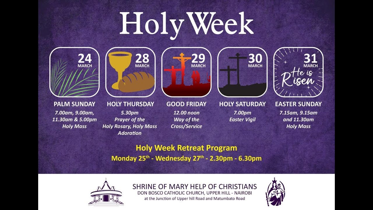 Holy Week - Shrine - Church Website