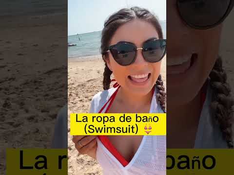 Beach vocabulary in Spanish
