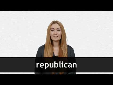 REPUBLICAN definition and meaning | Collins English Dictionary