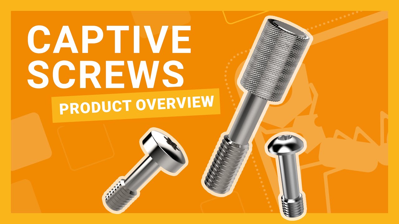 An overview of our full range of Captive Screws